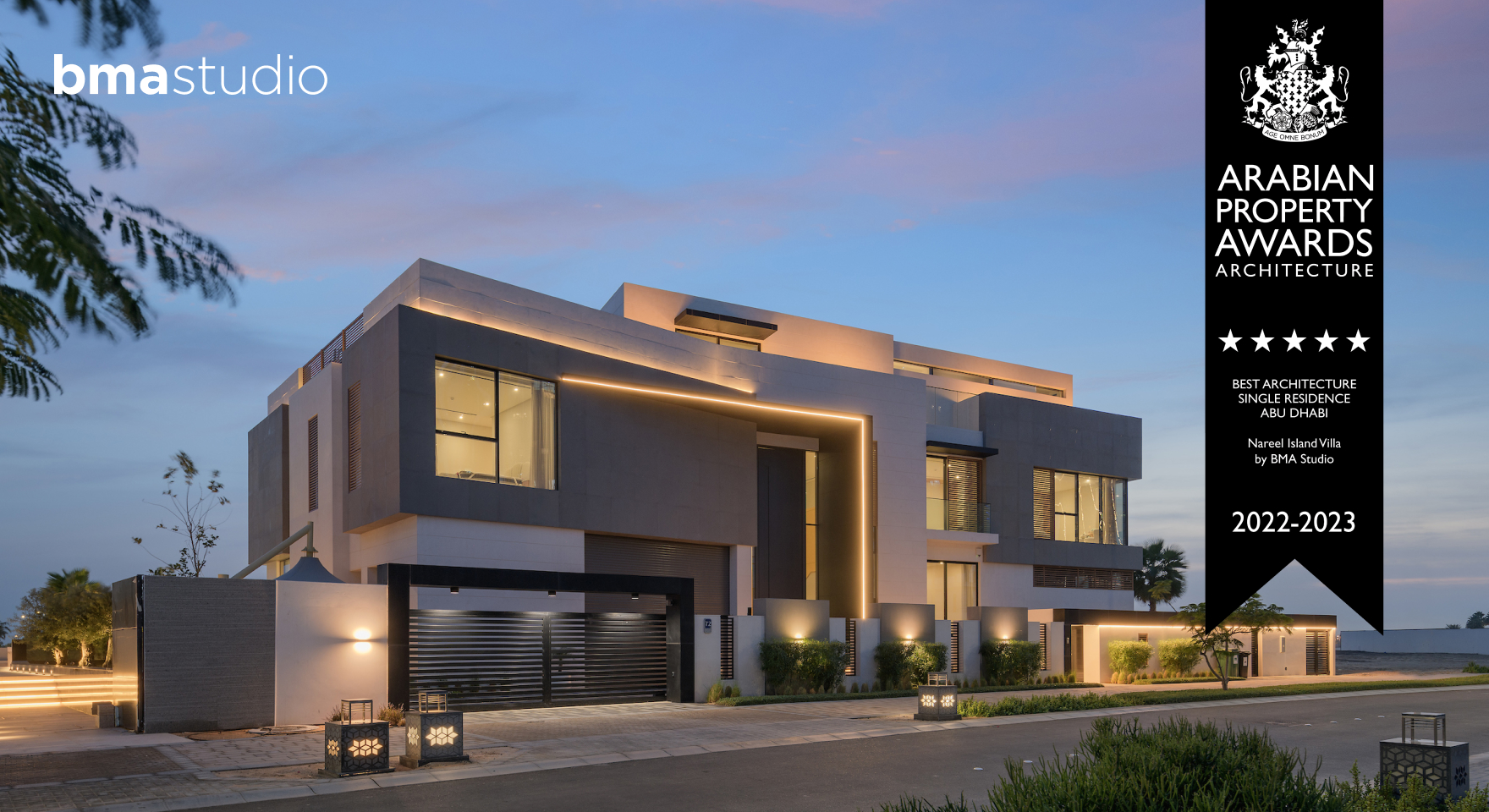 BMA Studio - Award-Winning Beach House Redefines Luxury Living in Abu Dhabi